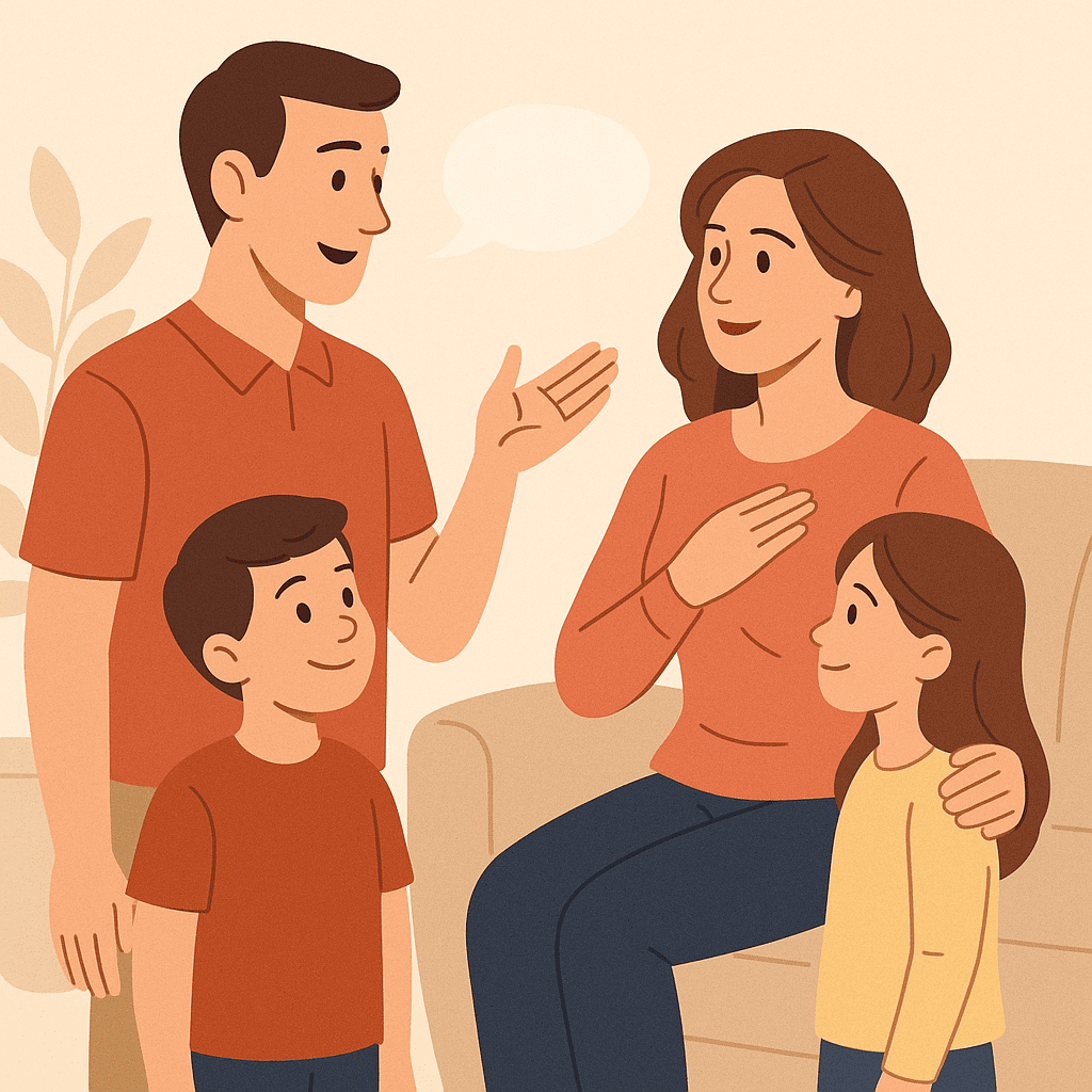 梅拉賓法則對家庭的相處方式 – OAOA